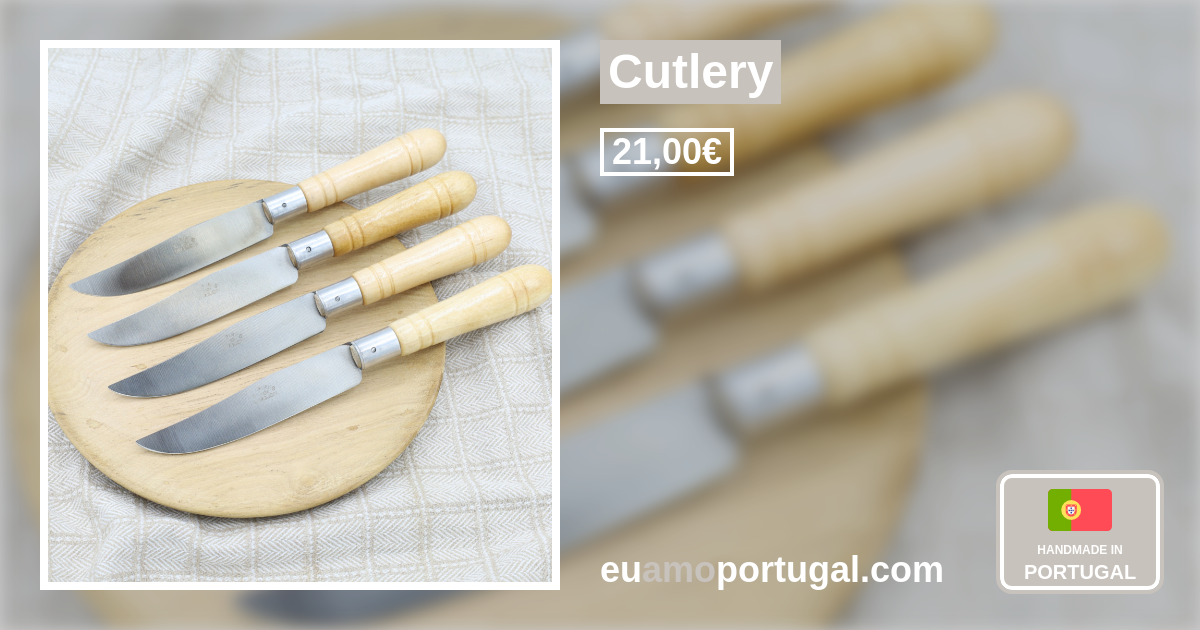 Pack of 4 Portuguese table knives - Ernesto Pires