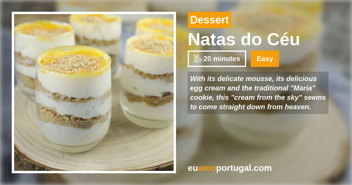 Natas do Céu | The traditional Portuguese recipe | Eu Amo Portugal