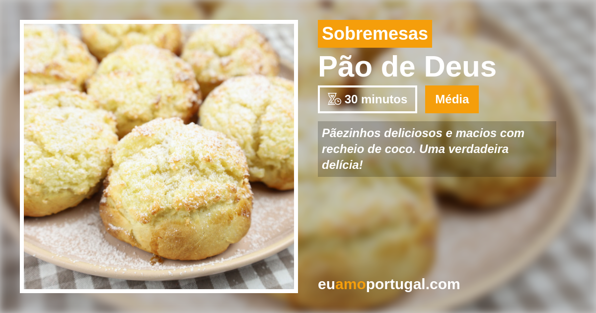 Pão de Deus: Receita Fácil de Bolinhos com Coco ralado