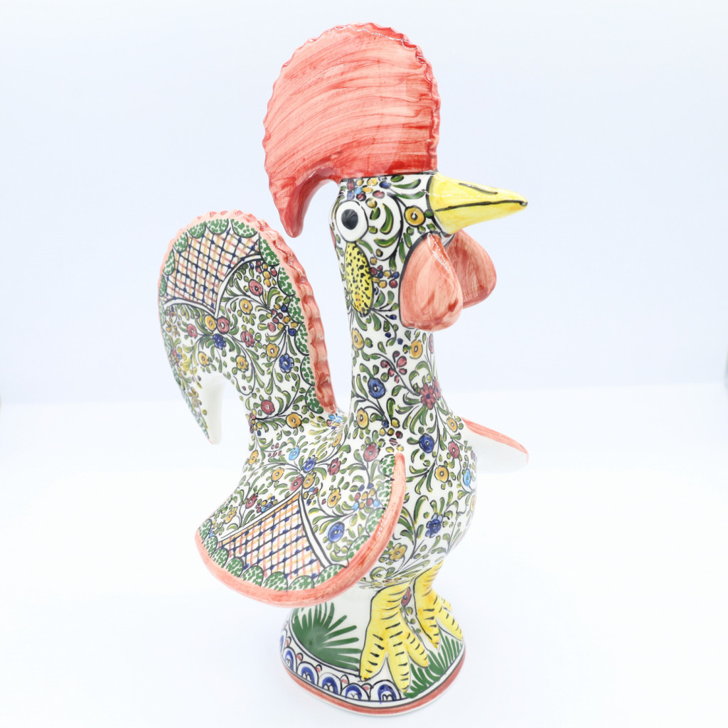 Large ceramic rooster - Handmade in Portugal